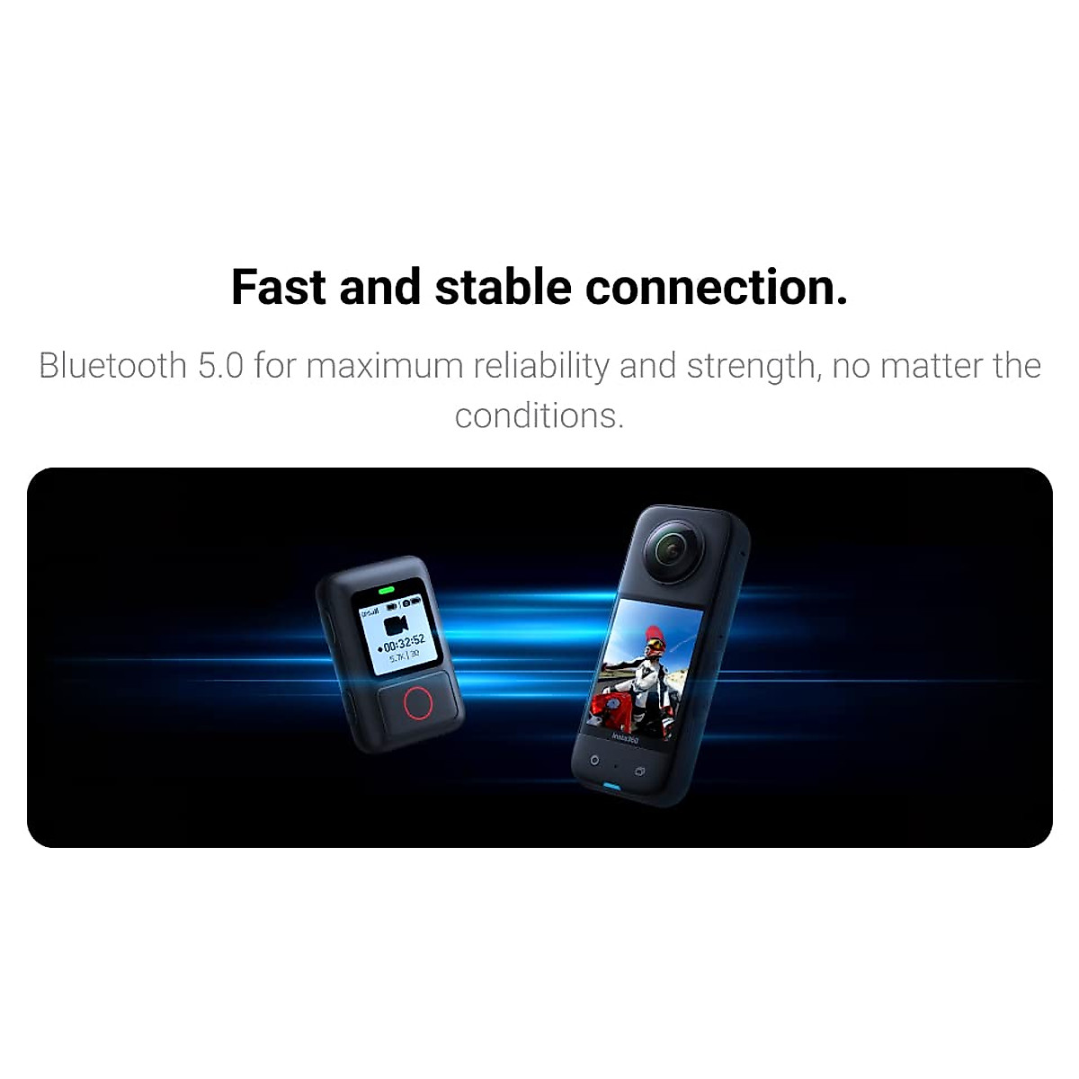 insta360 GPS Action Remote/compatiable with insta360 X3/ ONE X2/ONE RS/ONE R (CINSAAV/A-ALT1)