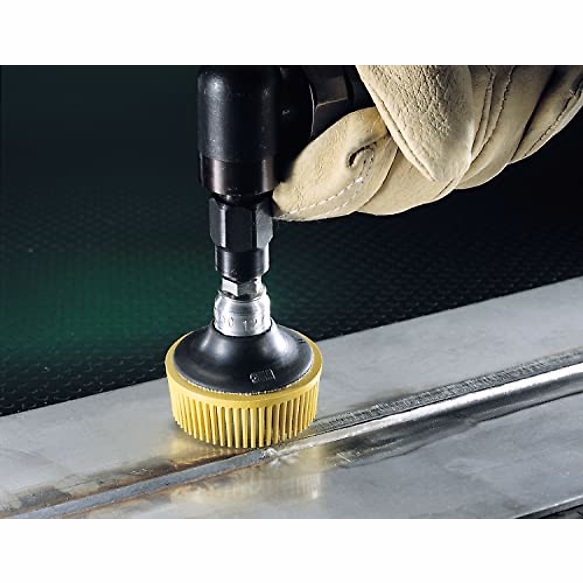 Cubitron Scotch-Brite Roloc Bristle Disc 07525, 2 in x 5/8 Tapered MED