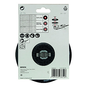 Bosch X-LOCK 2608601715 Rubber Pad (4.9 inches (125 mm) Diameter, Midam)