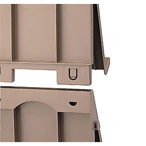 イセトウ(Isetou) Iseto Wall Storage Shoe Stand (Set of 2), Brown