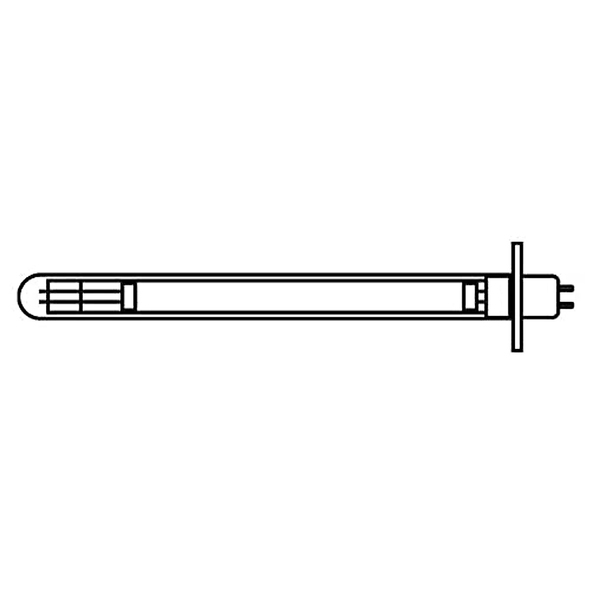 TUVL-215, TUVL-200-E, 15" Lamp for Fresh Air Blue-Tube, AHU Series 1, and APCO MAG 15, OEM Quality Premium Compatible Lamp Bulb. (Bulb has The Notch on The Base) Guaranteed for One Year