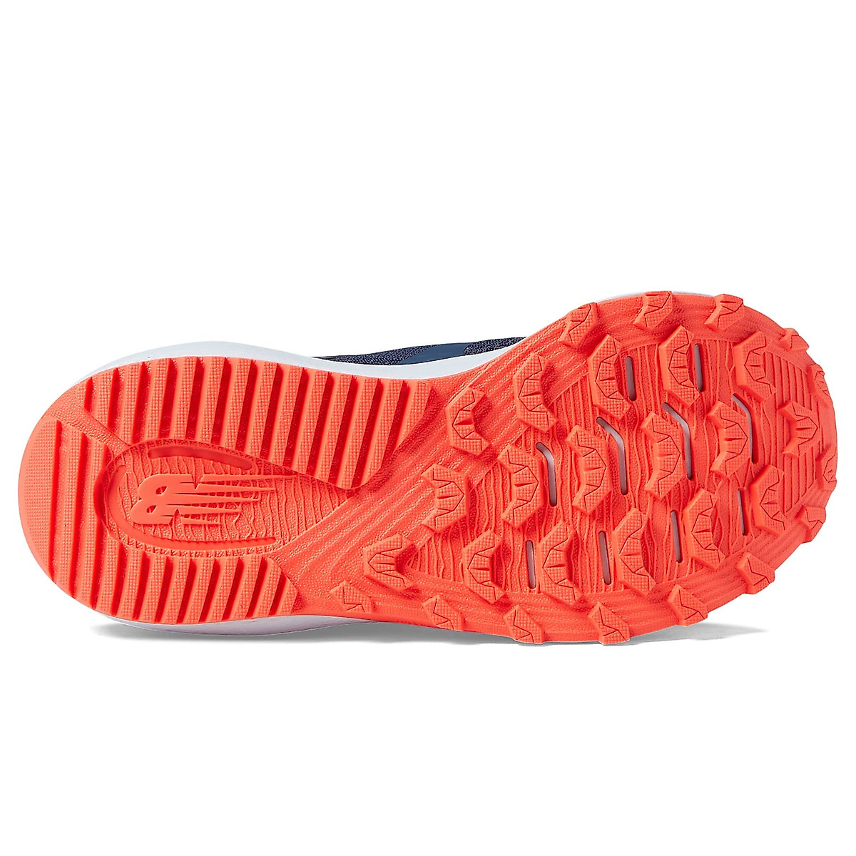 New Balance Girls Dynasoft Nitrel V5 Hook & Loop Running Shoe, Eclipse/Natural Indigo/Electric Red, 2 Little Kid