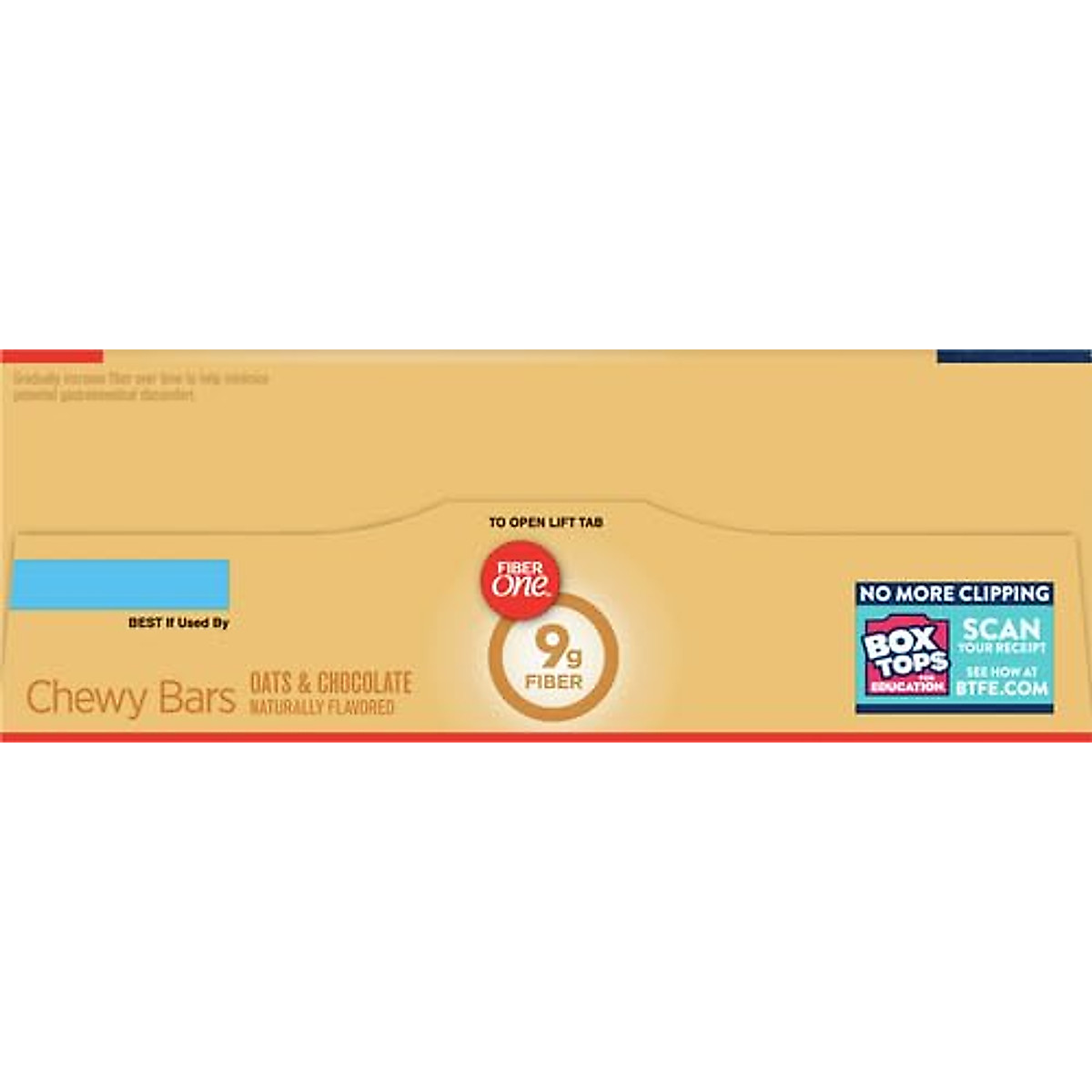 Fiber One Chewy Bars, Oats & Chocolate, Fiber Snacks, Mega Pack, 15 ct