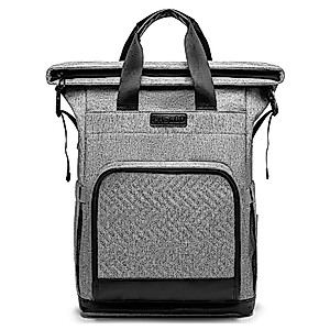 Diaper Bag Backpack, FHELDA Bag Backpack Large Capacity Maternity Travel Back Pack with Diaper Changing Pad (Gray)