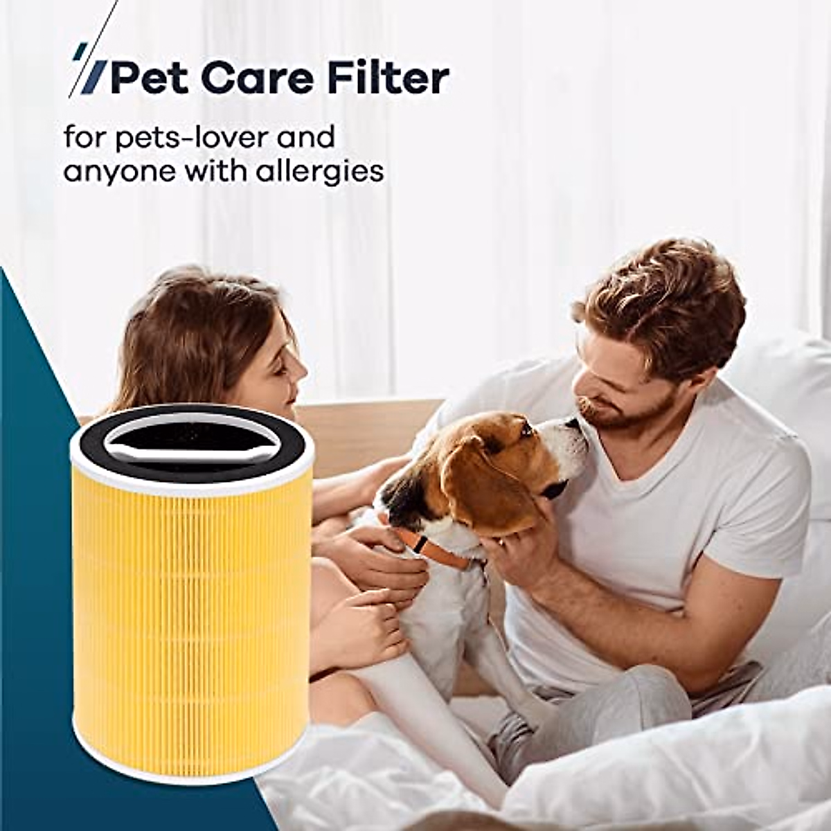 Welov P200S Air Purifiers for Home Large Room with An Extra H13 True HEPA Pet Care Filter Bundle