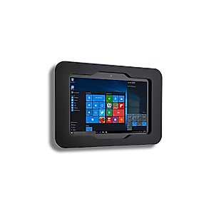 TABcare Security Anti-Theft Acrylic Case for MS Surface Go 1 2 3 as Kiosk, POS, Store, Show Display. Configured as VESA, Wall Mount, Desktop Stand (Black, Wall Mount)