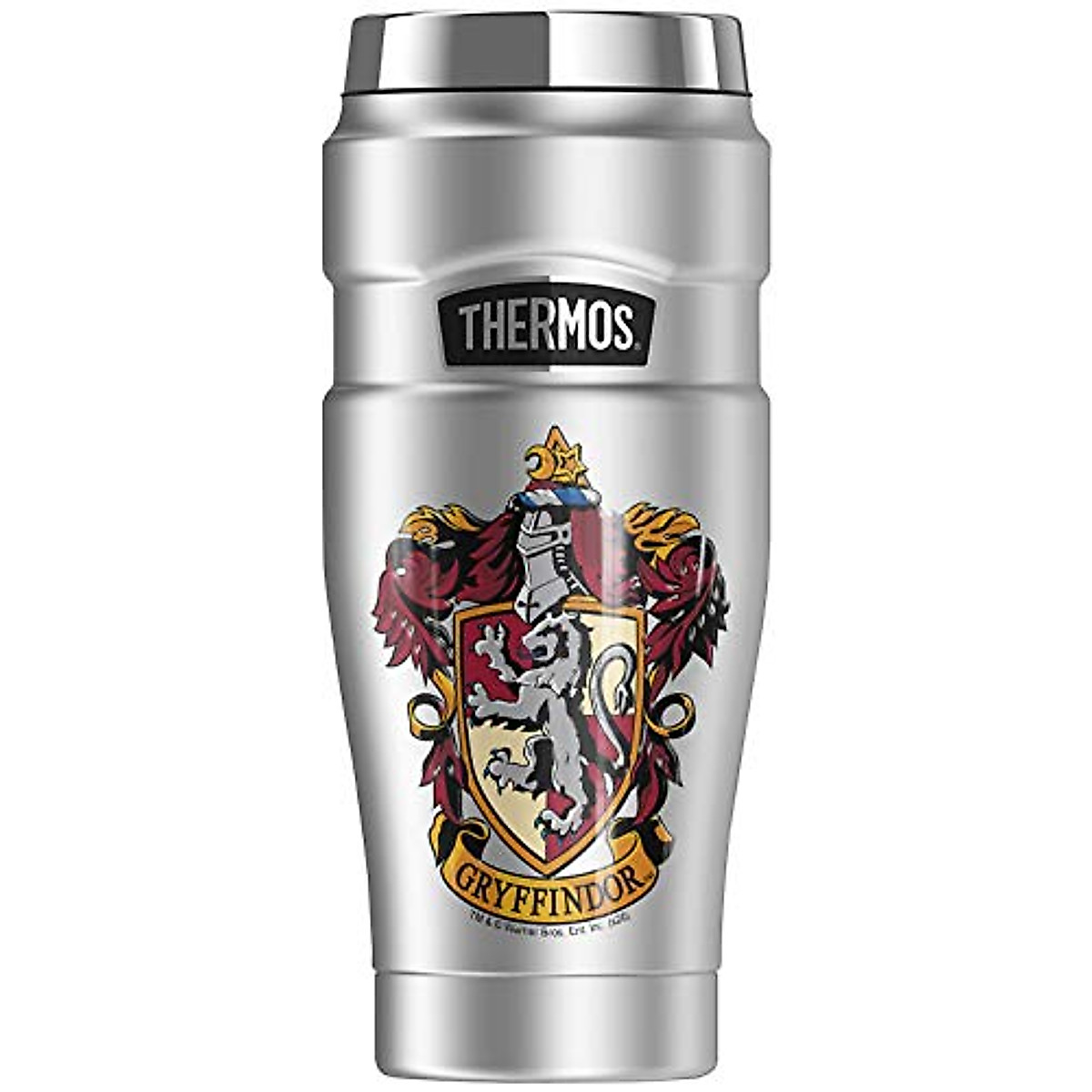 THERMOS Harry Potter Gryffindor House Crest, STAINLESS KING Stainless Steel Travel Tumbler, Vacuum insulated & Double Wall, 16oz
