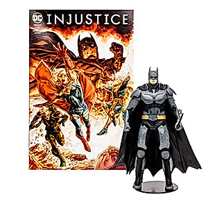 McFarlane Toys - DC Direct Gaming 7IN Figure with Comic - Injustice 2 WV1 - Batman