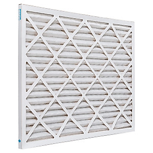 Eco-Aire 20x21 5/8x1 MERV 13, Pleated Air Filter, 20 x 21 5/8 x 1, Box of 6, Made in The USA