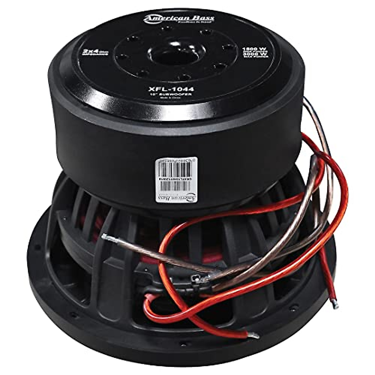 2x American Bass 10" Car Subwoofers 4000 Watts Dual 4 Ohm VC XFL-1044 XFL-10-D4