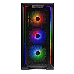 Skytech Gaming Nebula Gaming PC Desktop – Intel Core i5 13400F 2.5 GHz, NVIDIA RTX 4060, 1TB NVME SSD, 16GB DDR4 RAM 3200, 600W Gold PSU, 11AC Wi-Fi, Windows 11 Home 64-bit,Black