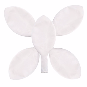 Neo LOONS 36 Inch Giant Latex Balloons, Standard White Round Balloons for Birthdays Weddings Receptions Festival Party Decoration, Pack of 5 Pcs