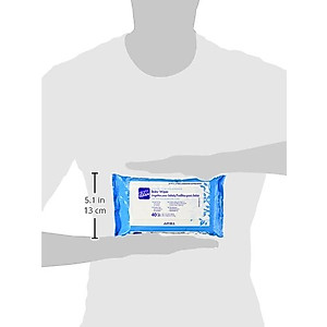 Nice 'N Clean Baby Wipes with Aloe, Travel Pak, Unscented, Hypoallergenic, 40 Wipes