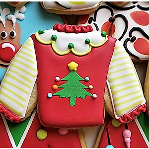 Ugly Christmas Sweater Cookie Cutter 4.25" Made in USA by Ann Clark