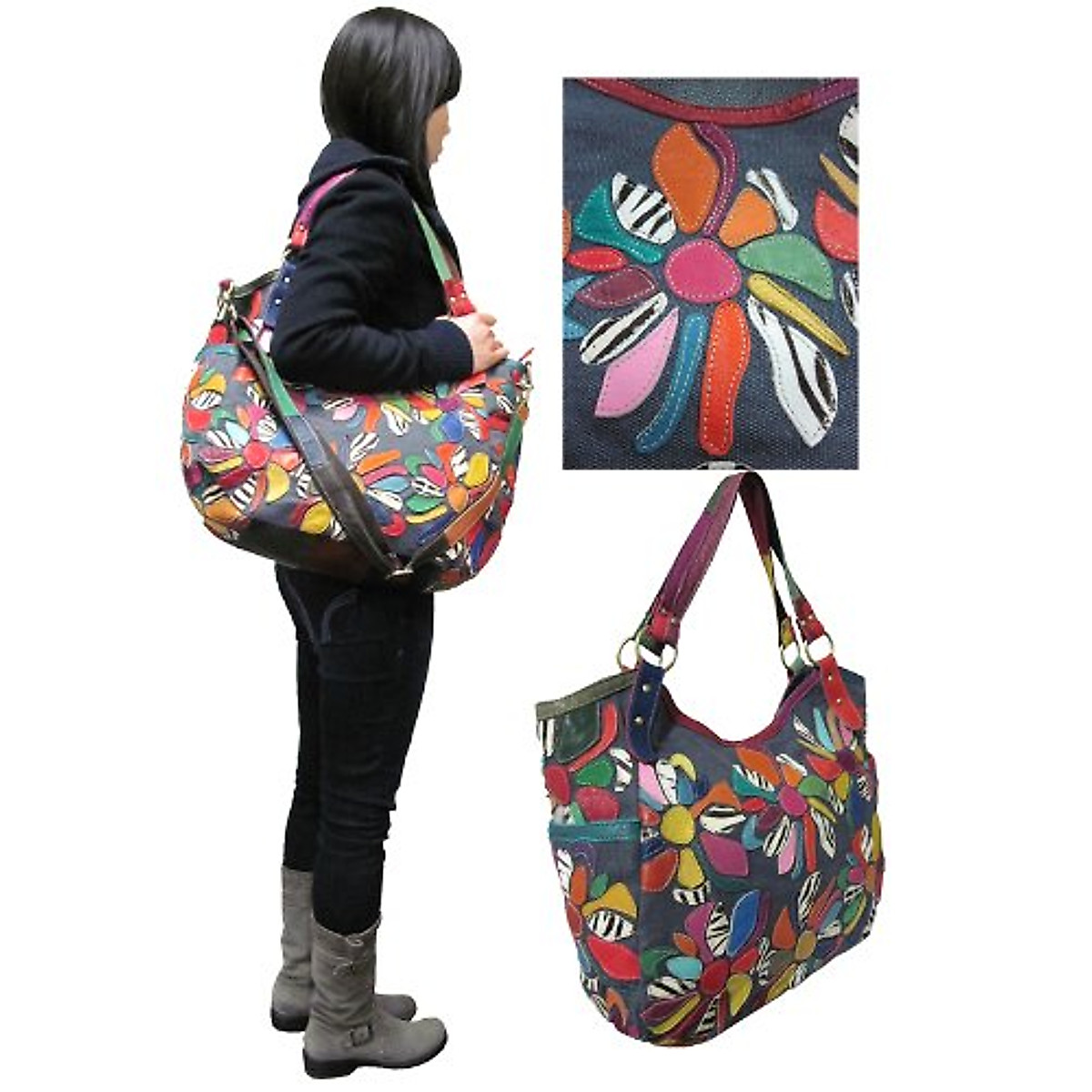 Amerileather Amelia Leather Tote Bag (#1755-8)