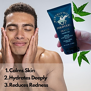 Beverly Hills Polo Club Classic Soothing After Shave for Men | 5oz