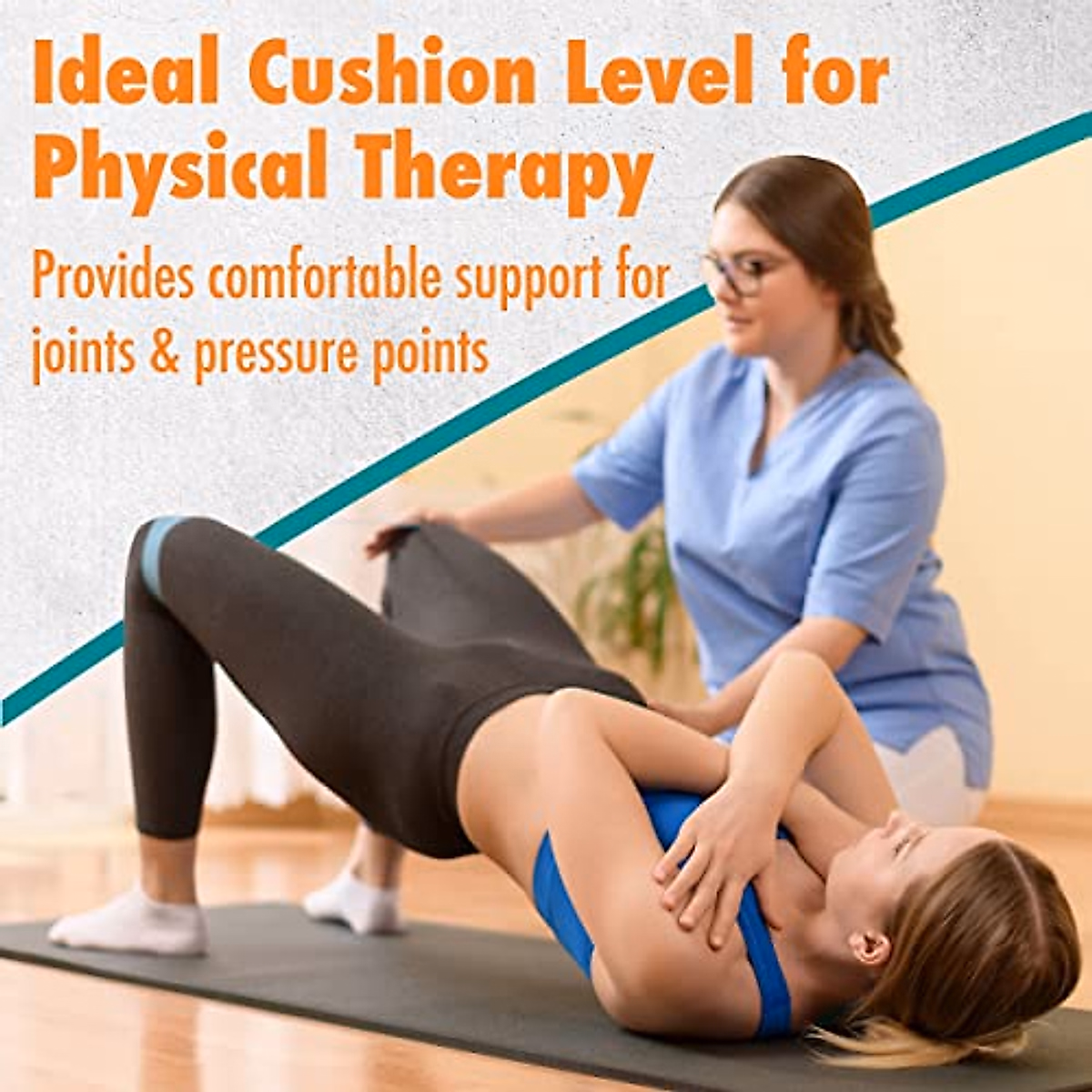 Maximo Fitness Yoga Mat - Multipurpose 72" x 24" x 0.5"(Standard) Exercise Mat for Men, Women and Kids, Ideal Non Slip Workout Mats for Yoga, Pilates, Gym Exercise with Carrying Strap