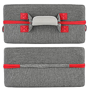 ASNOMY Carrying Case Compatible with PS5, Hard Shell Carry Case Travel Bag, Organizer Protective Case for Playstation 5 Console,Dual Controller and Accessories[Not suitable with 2023 "slim version]