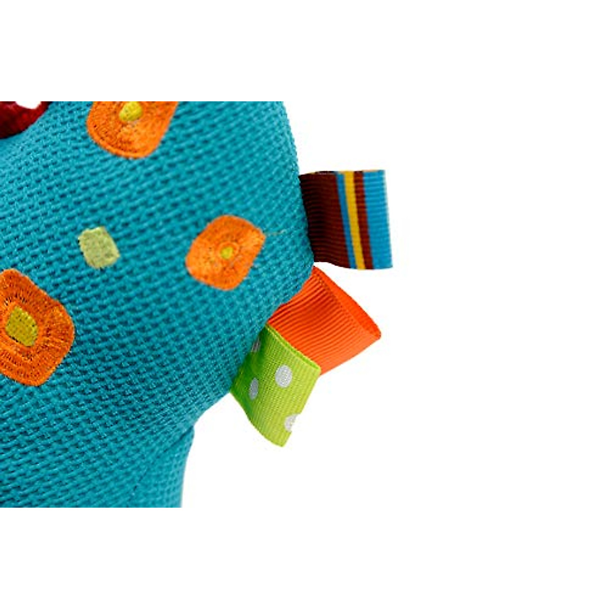 Dolce Play and Learn Dino Interactive Stuffed Animal Plush toy 14", educational sensory holiday gift for kids