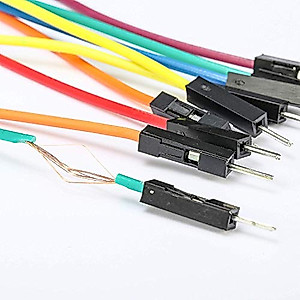 DEYUE 3 Set Standard Jumper Wires Plus 3 Set of Solderless Prototype Breadboard 830 tie Points Breadboard | 3 Set of M/F, M/M, F/F - Each 40pin Electronic Jumpers Wire
