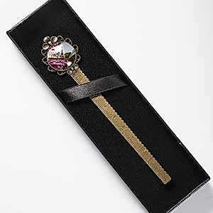 Metal Bookmark Teacher Appreciation Gifts Birthday Gifts Christmas Gifts for Women, Eiffel Tower During Spring Time in Paris