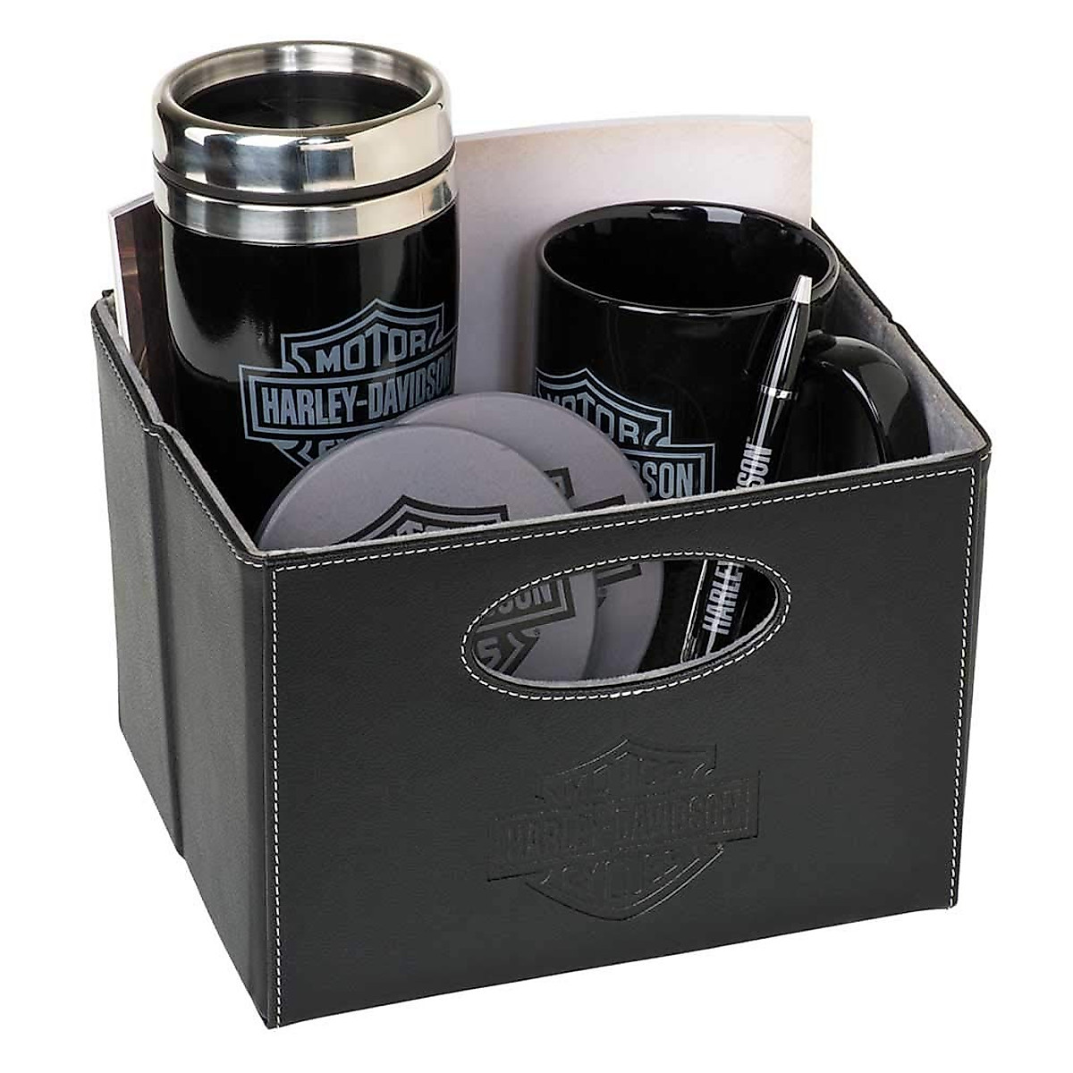 Harley-Davidson Bar & Shield Logo Gift Basket Set, Black & Gray HDL-19905