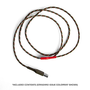 Skullcandy Line+ Braided USB C Charger Cable, 60W USB C to USB C with Fast Charging for iPad/Mini/Pro/Air, Macbook Pro, Samsung Galaxy, Nintendo Switch and Laptops, 4ft - Standard Issue