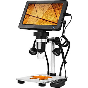 Wishiot 1-1200X G1200 Electronic Video Microscope 7inch HD LCD Display 12MP Magnifier PCB BGA SMT Soldering Digital Microscope US Version