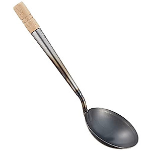 Endoshoji TKG ATYA801 Chinese Ladle, For Fried Rice, Outer Diameter x Handle Length 4.1 x 8.5 inches (105 x 215 mm), Capacity Estimated 5.9 fl oz (150 cc), The More Oil Becomes Better and Easier to