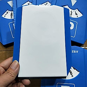 Wakauto Car Windshield Snow Shovel with Time Display Disc Return Time, 2Pcs Plastic Parking Meter with Ice Scraper for Car