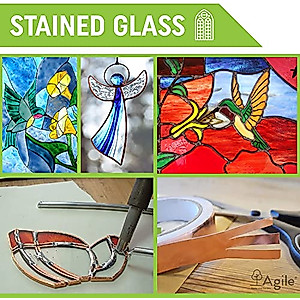 Agile Home and Garden Copper Tape - 40ft Copper Foil Tape Conductive Adhesive - 0.8" Wide Electrical Conductive Tape - Outdoor and Indoor Copper Tape - EMI Foil