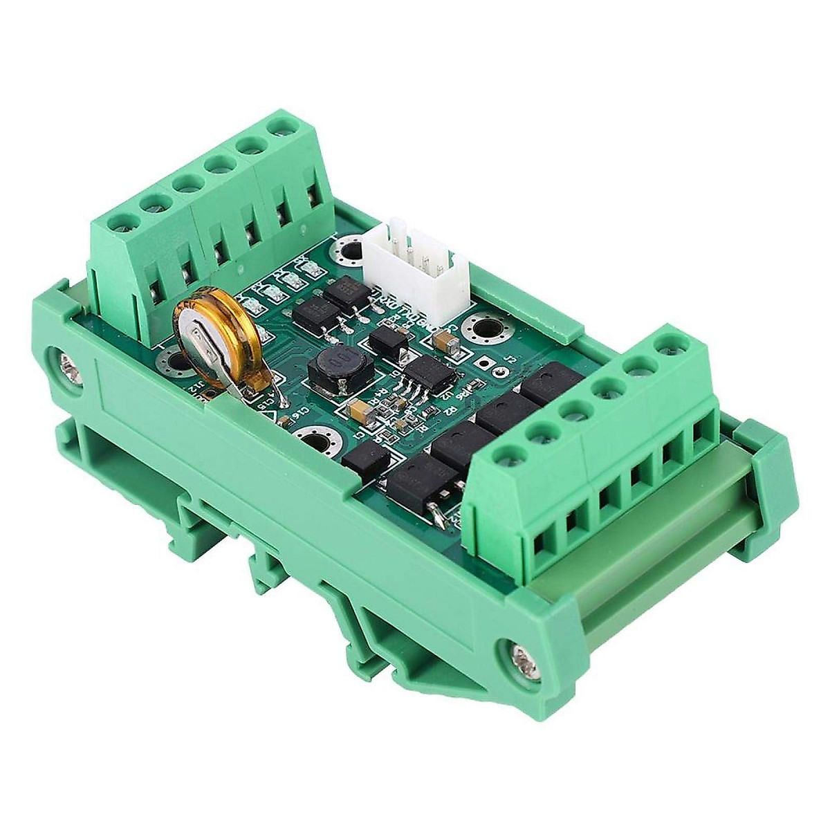 Programmable Controller, Module Control Board, Mini Programmable Controller DC 10~24V Industrial Control Board Logic Controller Module 8000 Steps for Industrial Supplies
