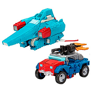 Transformers Toys Legacy Evolution Voyager Senator Shockwave & Deluxe Data Clerk Orion Pax Humble Origins 2-Pack, Action Figures for Boys and Girls Ages 8 and Up (Amazon Exclusive)