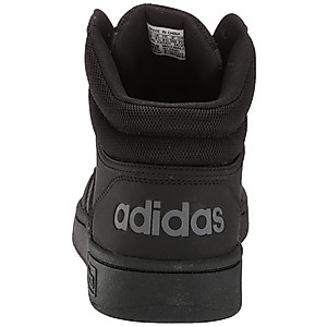 adidas Men's Hoops 3.0 Mid Black/Black/Grey 9.5