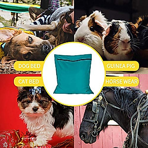 AUXSOUL 1 Pack Pet Laundry Bag, Stops Pet Hair Blocking The Washing Machine, Big Size Wash Bag Ideal for Dog Cat Horse, Hair Remover Safely, 25.8’’ 27.8’’ (65 X 70cm)(Lake Blue)