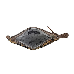 Myra Bag Designer Touch Cowhide Pouch Upcycled Cowhide & Leather S-2825