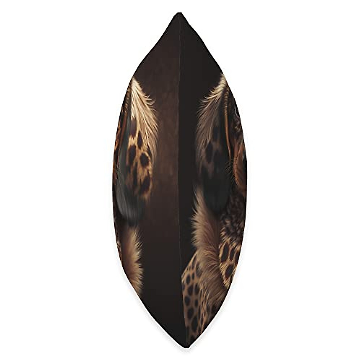 Dachshund Dog Gift Ideas LTD Dachshund Wiener Dog in Leopard Print Throw Pillow, 16x16, Multicolor