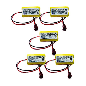 5PC Day-Brite CXL6VB Replacement Battery