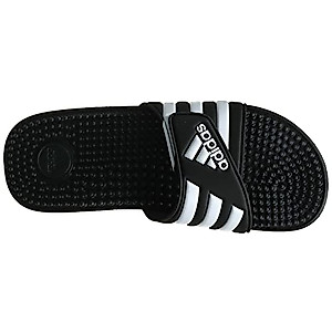 adidas Performance adissage Sandal, black/white/black, 11 M US