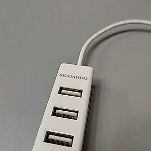 SIUOAHDO USB Charging Ports, Multi USB Port Expander, Fast Data Transfer USB Splitter