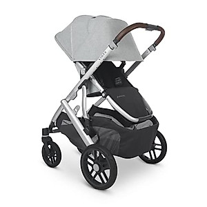Vista V2 Stroller - Stella (Grey Brushed Melange/Silver/Chestnut Leather)
