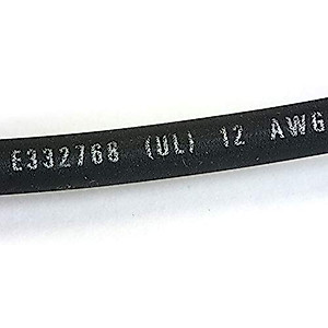 TEMCo 12 AWG/Gauge Solar Cable - Made in The USA 500 Feet Black (Variety of Lengths Available)