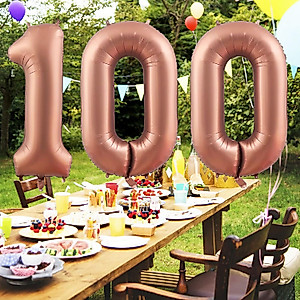 YFHVJTKO 40 Inch Number 10 Foil Balloons 10th Celebration Decorations for Happy 10th Birthday Party Wedding Bridal Shower Engagement Photo Shoot Anniversary Decoration, Number 10 Chocolates Balloon