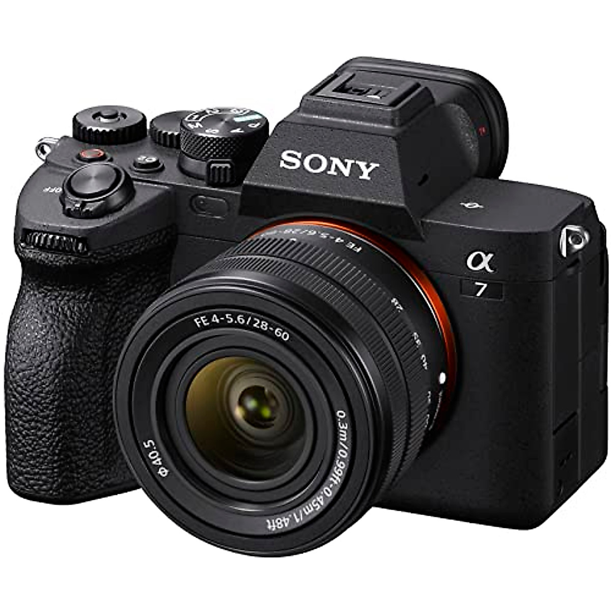 Sony a7 IV Full Frame Mirrorless Camera Body with 2 Lens Kit FE 28-60mm F4-5.6 + 28-70mm F3.5-5.6 ILCE-7M4K/B + SEL2860 Bundle w/Deco Gear Backpack + Monopod + Extra Battery, LED and Accessories