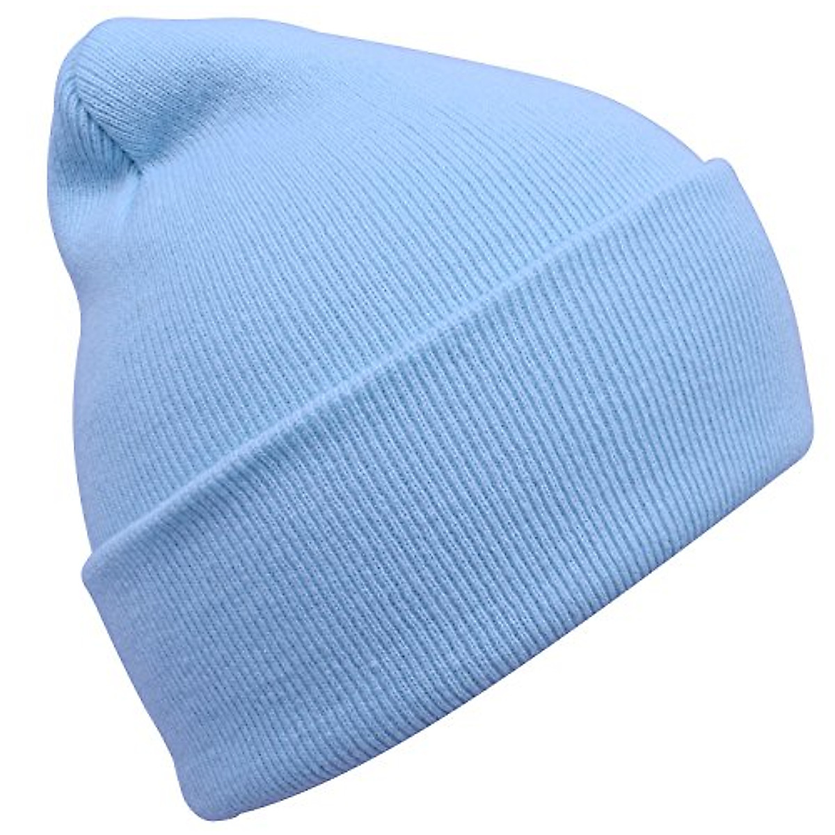PZLE Blue Beanie Knit Beanie Baby Boy Beanie Men Beanie Stocking Cap Baby Blue