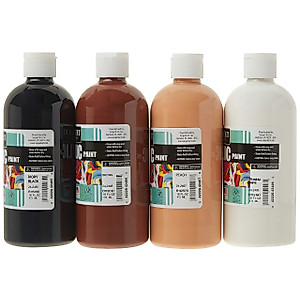 Sargent Art Acrylic Paint, Set of 12 Colors pieces of 16 fl oz bottles, Non-Fading, Rich Vivid Pigments, Brilliant Matte Finish, Fast Dry Formula, Non-Toxic