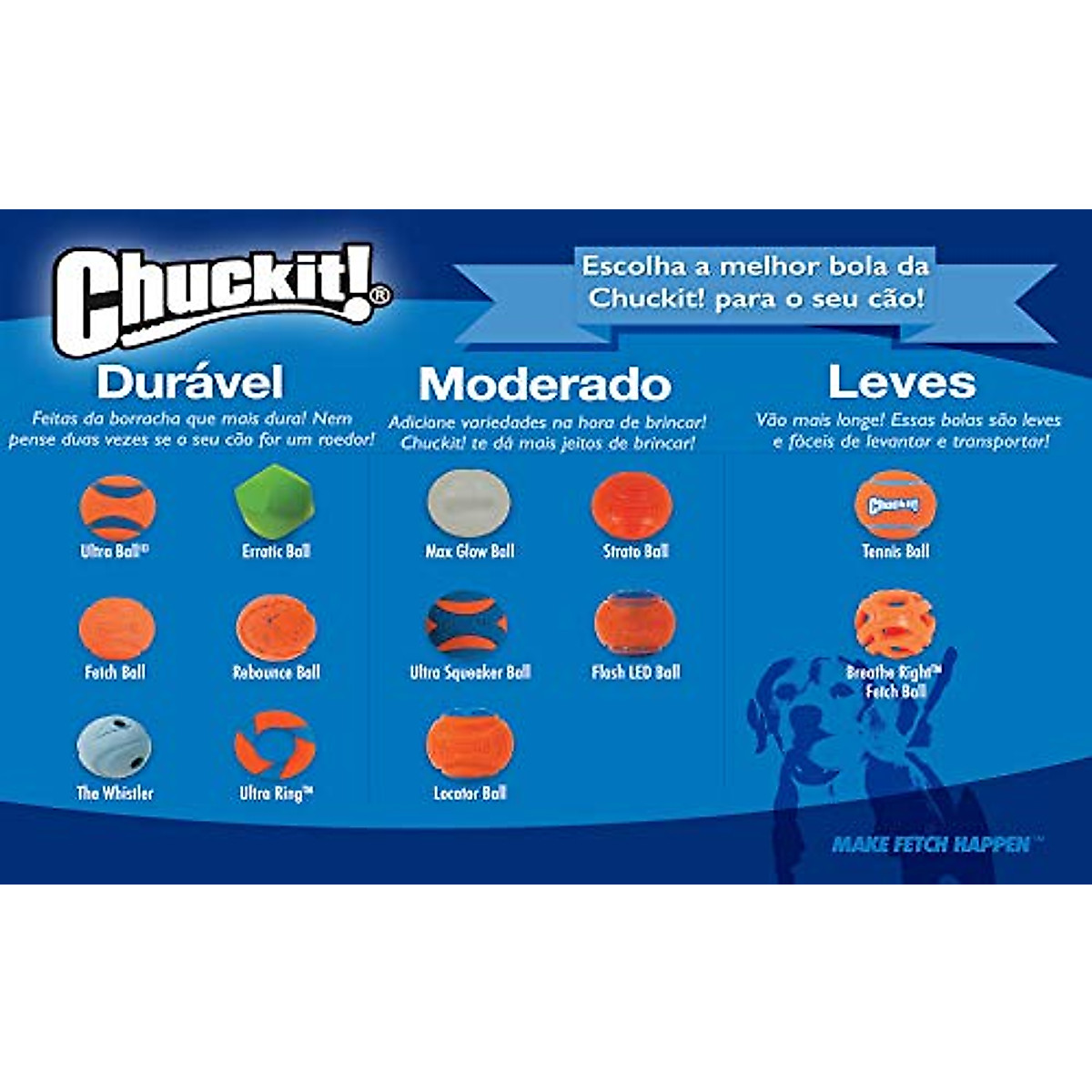 Chuckit The Whistler Ball Dog Toy, Medium (2.5 Inch Diameter) for Dogs 20-60 lbs, Pack of 2, Multicolor