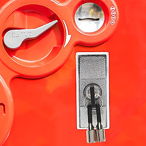 T-Handle Vending Machine Lock with Keys, Zinc Alloy Soda Machine Lock, High Security Vending Machine Lock for Candy Snack Soda Machine