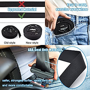 Brebebe Door Anchor Strap for Exercises, Multi Point Anchor Gym Attachment for Home Fitness, Portable Door Band Resistance Workout Equipment