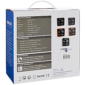 Karlsson, Wall Clock, Orange, 24.5x24,5x10cm